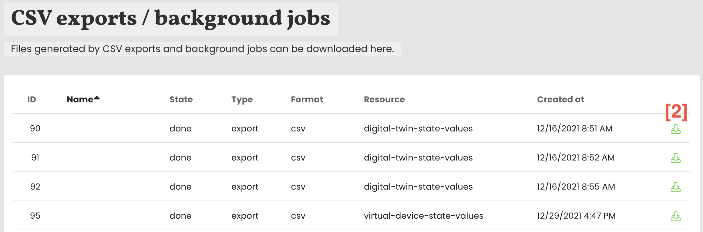CSV-Export